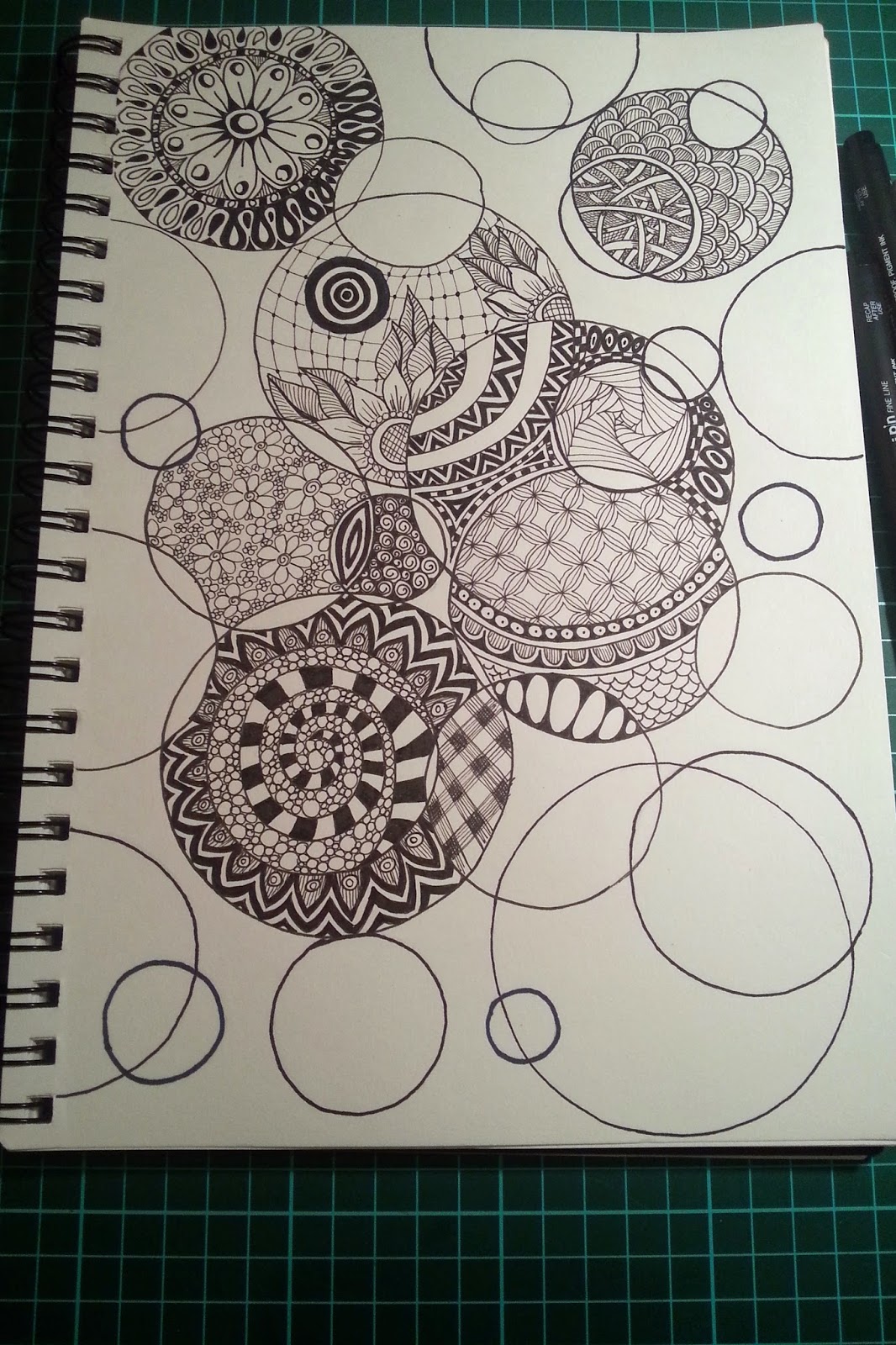 Judy's Zentangle Creations: Circles