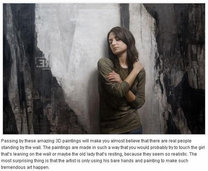 Ultra Realistic Paintings on the Wall - Wallpapers Collection