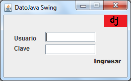 Dato Java: Tutorial de Aplicación Java Swing. Ejemplo simple y sencillo.