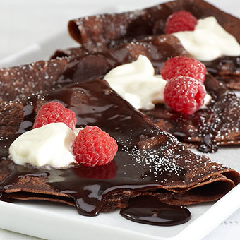 Chocolates: french chocolate crepes