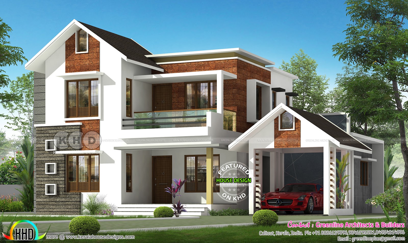 2501 square feet modern contemporary Kerala home design - Kerala Home ...