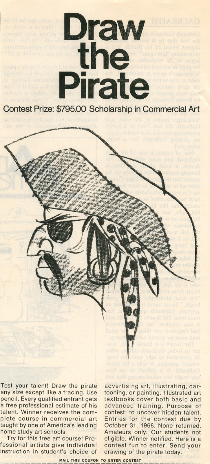 Mitch O'Connell: "Draw Me!" The Classic Ads of Art Instruction Inc.!