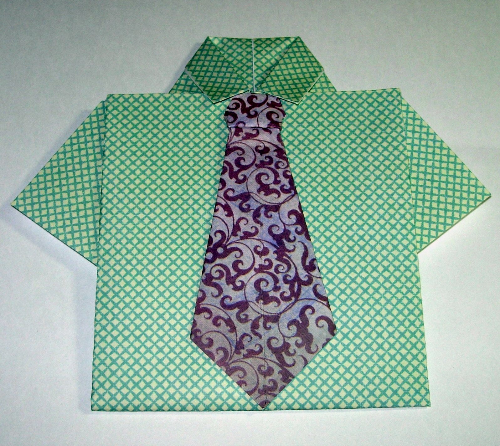 MULBERRY STATION: Origami Shirt and Tie