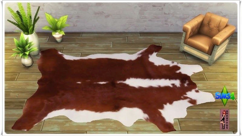 Annett's Sims 4 Welt: Fur Rugs - Update 07.07.2016
