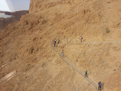 Jet Set Mom: Climbing Masada -- The Snake Trail