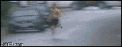 Introducing the New Gifs: Cop Clotheslines