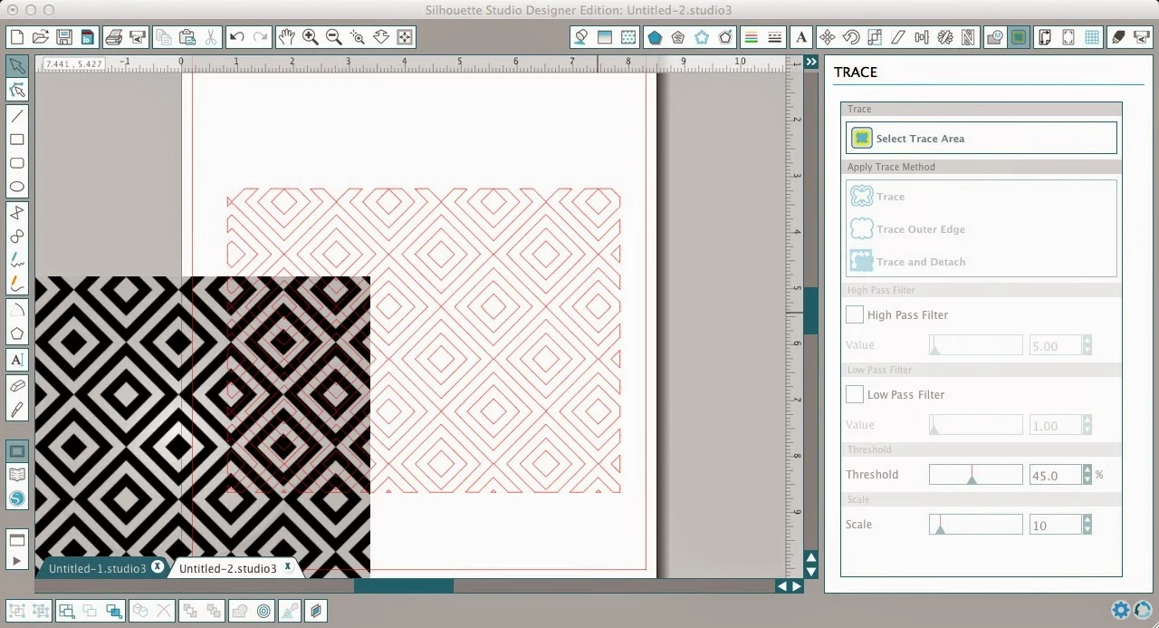 Turning Patterns Into Cut Files (or Backgrounds) - Silhouette School