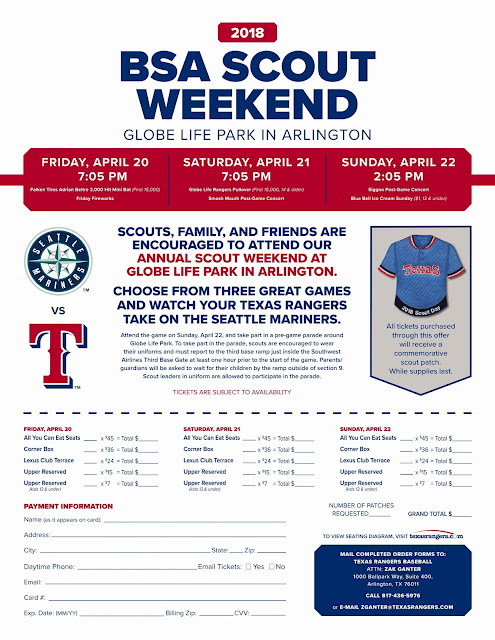 Scouts BSA Troop 1910, Keller, TX: Texas Rangers Scout Weekend