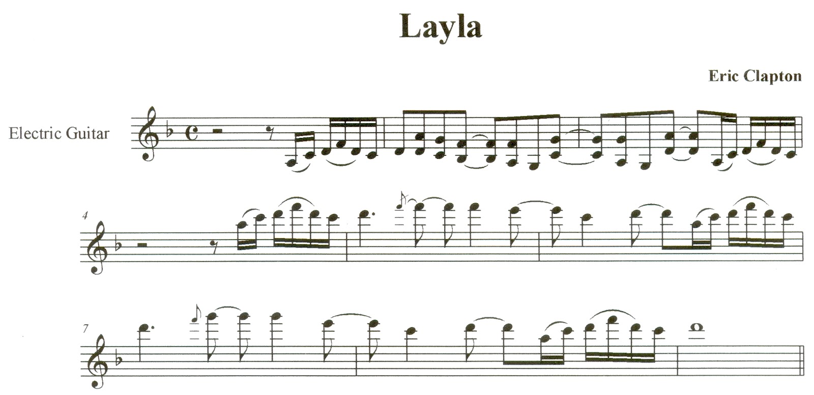 The Music Salon: The "Layla" Riff