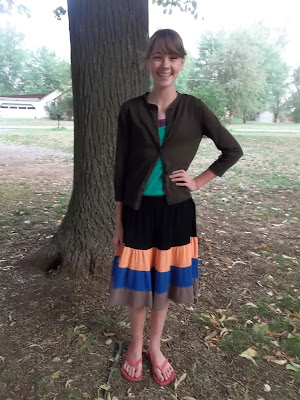 Two Blessed Damsels: Skirt Challenge- Day 7