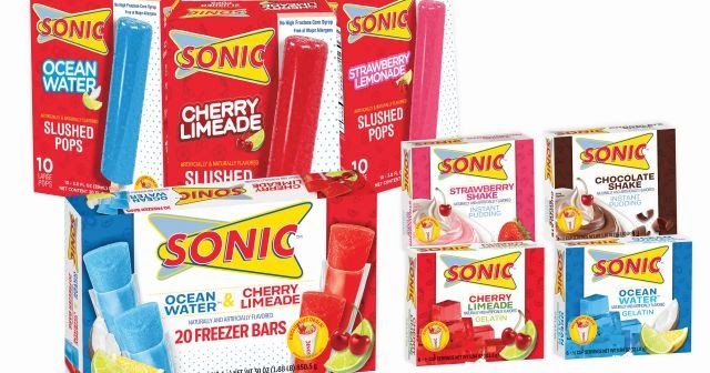 Sonic Ventures Into Packaged Goods with New Ice Pops, Gelatin, Pudding ...