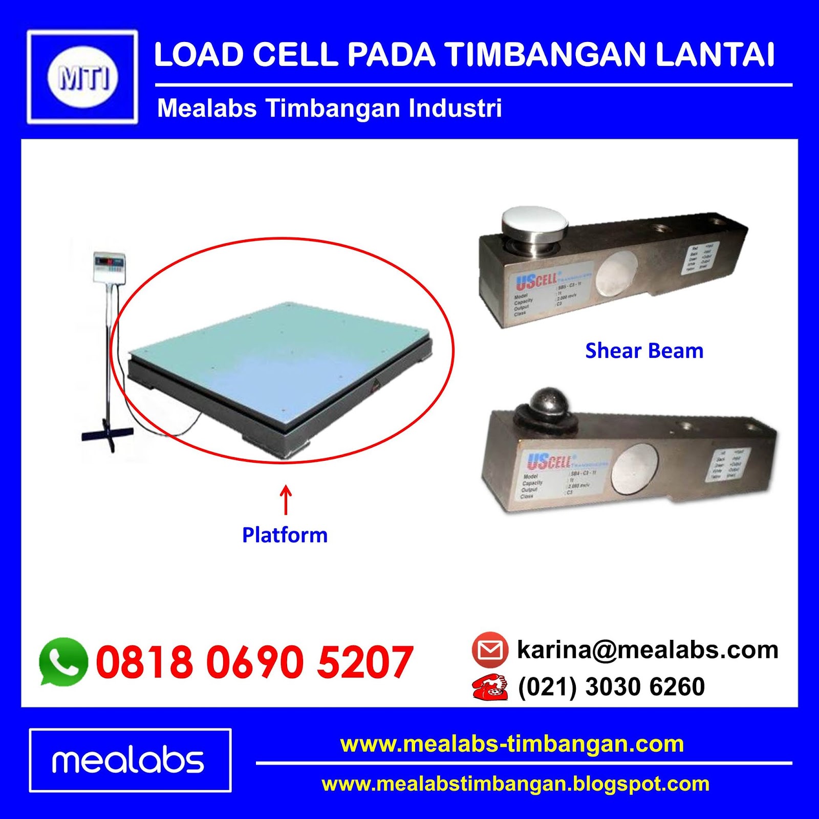 KARAKTERISTIK LOAD CELL PADA TIMBANGAN LANTAI