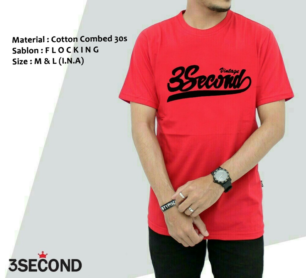 Kaos Distro 3 Second Bandung: Galeri Kaos 3Second Februari 2018