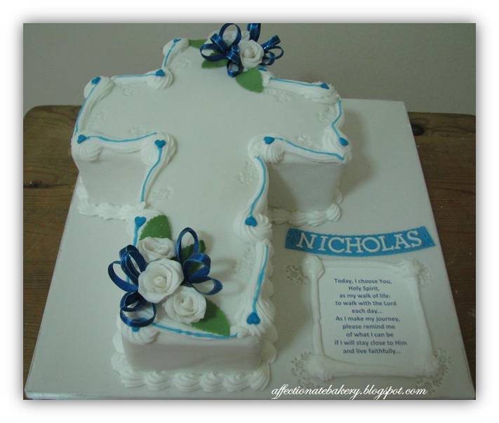 Affectionate: Cross Design Cake