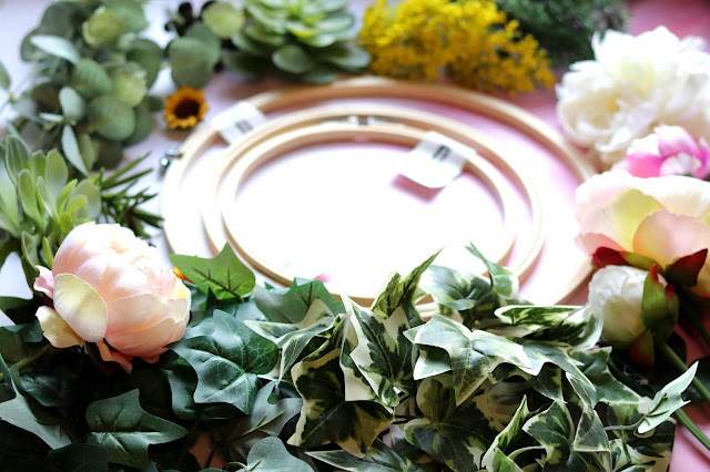 DIY PROJECT: A very Easy Floral Hoop Tutorial for any Occasion ...