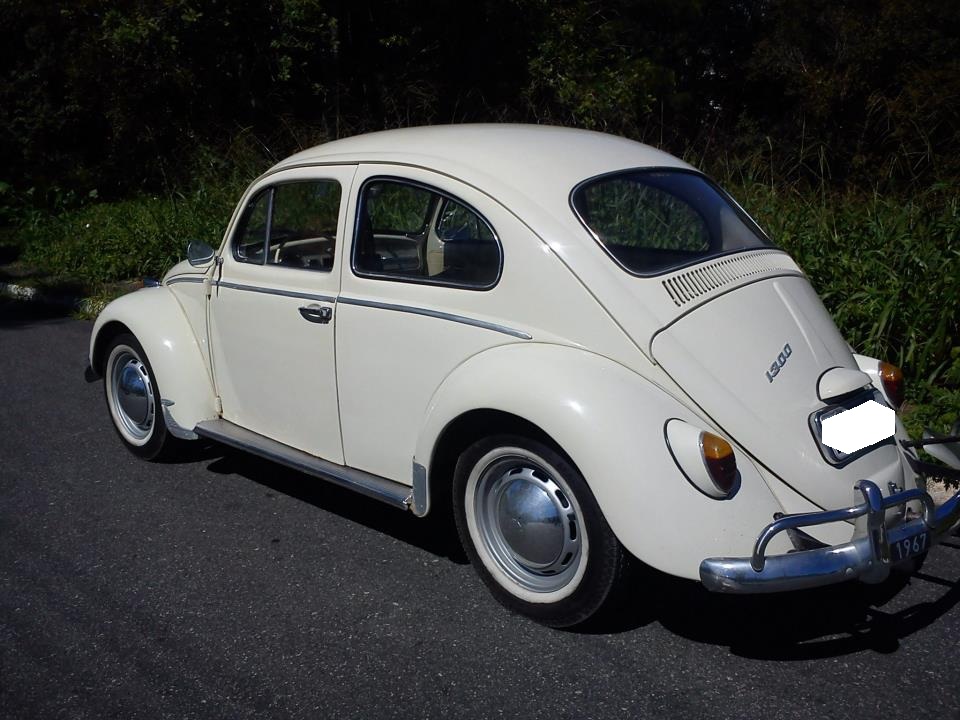 Fusca Metal: VW Sedan 1967, Branco Perola "Rolmops"