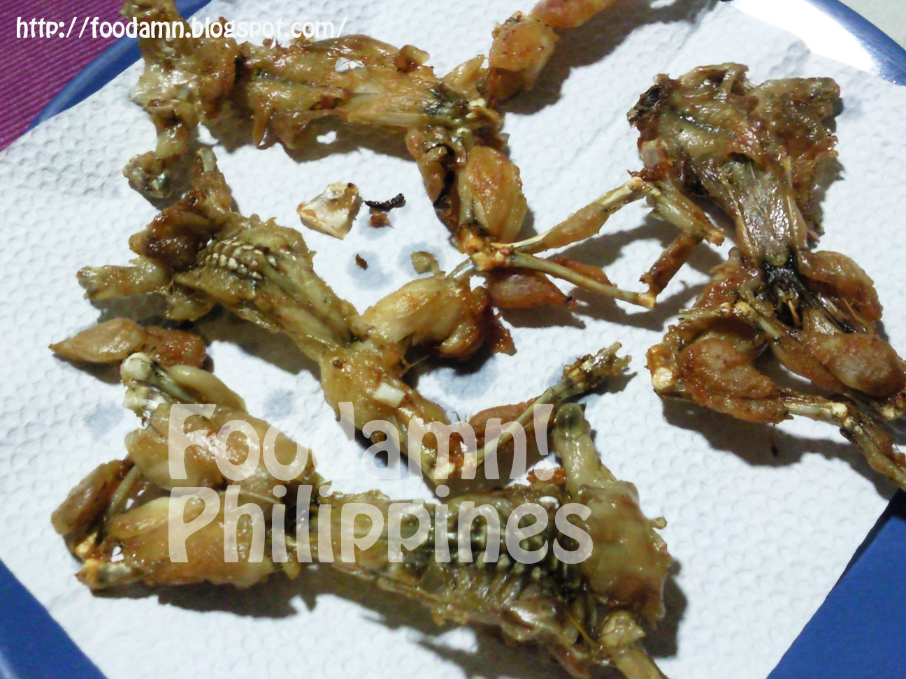 Nueva Ecija: Palakang Bukid Dish - with Ampalaya Leaves and Fried Frog