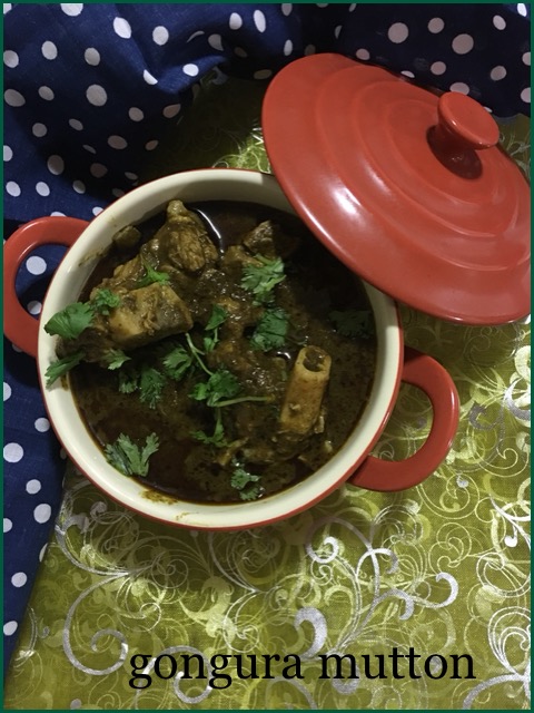 Gongura Mutton - From Sushma's Kitchen