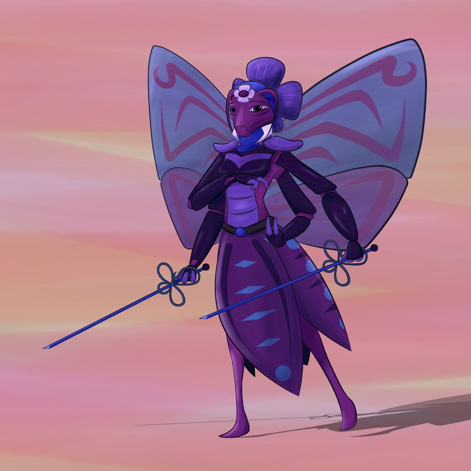 Brandon Jackson's Portfolio: Design Task: Insectoid Character