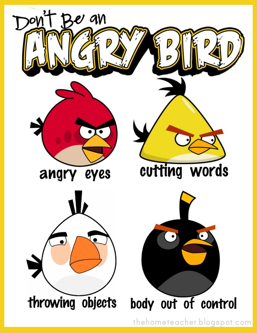 The Handy School Counselor: Don't Be an Angry Bird