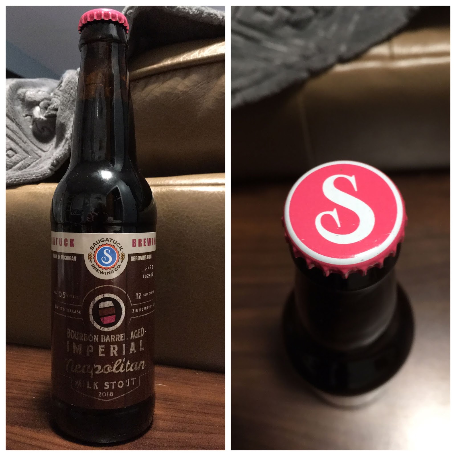 John's Beer Blog: 11/16/18: Saugatuck Brewing Company's 2018 Bourbon ...