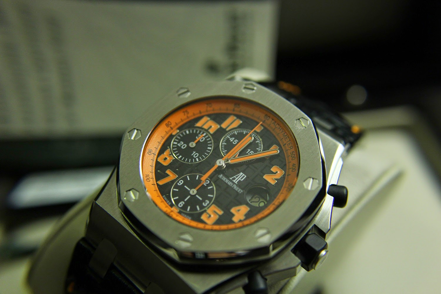 JAM TANGAN AUDEMARS PIGUET ROYAL OAK OFFSHORE VOLCANO (FULLSET ...