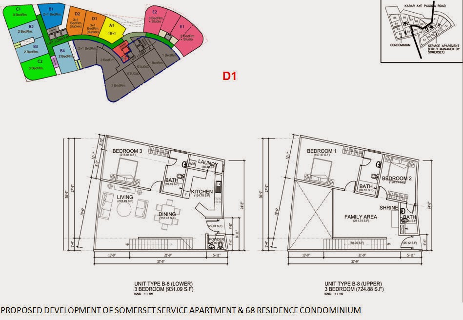 Yangon | Somerset Kabar Aye Yangon / 68 Residence | 26fl | U/C ...