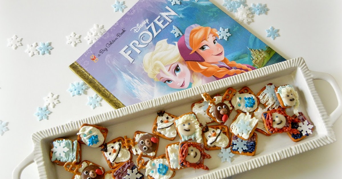 Sugar Swings! Serve Some: Disney's Frozen Character Pretzel Snacks