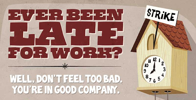 Ever Been Late For Work? Well, Don't Feel Too Bad. You're In Good ...