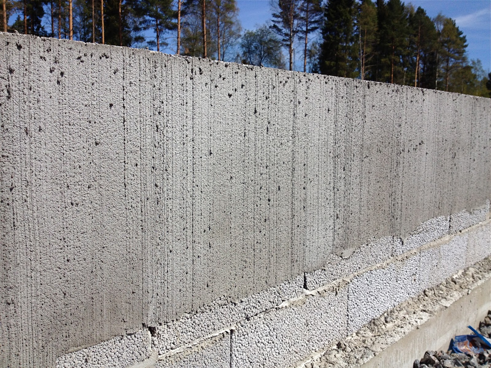 Elämäni huoneet: Sokkelin rappaus