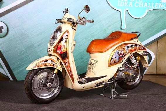 Kumpulan Foto Modifikasi Honda Scoopy FI Terbaru | Campuran Otomotif
