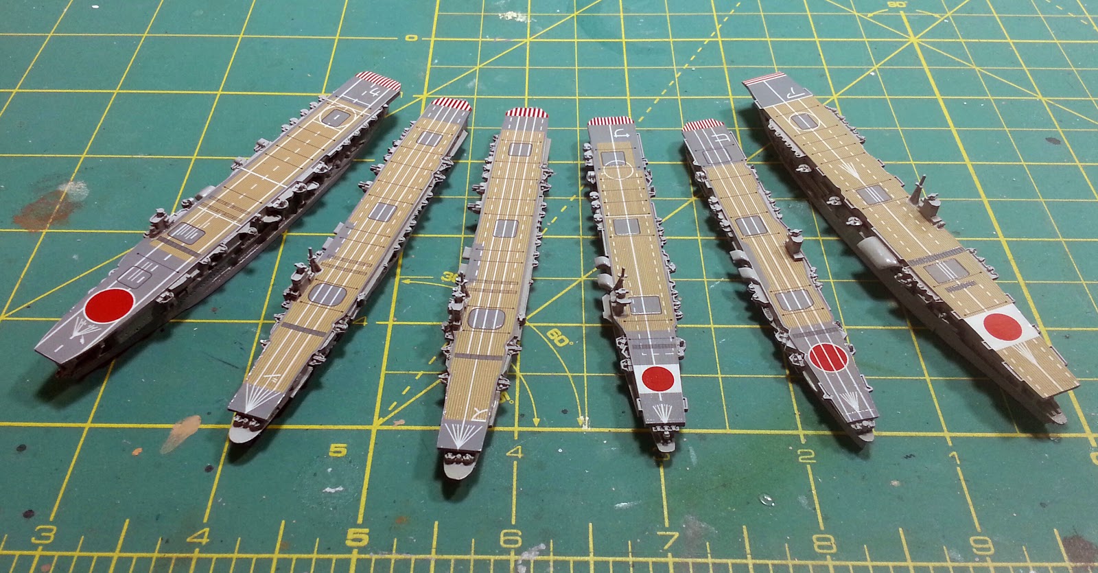 World War II Central: Sneak Peak - IJN WWII Aircraft Carriers - GHQ 1/2400