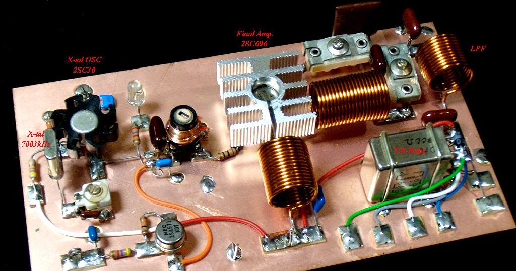 Radio Experimenter's Blog: 【HAM】7MHz QRP Transmitter (1)