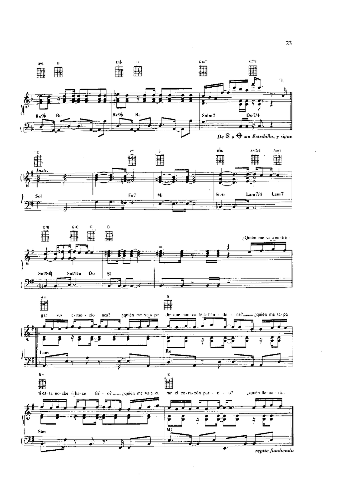 Partitura de Alejandro Sanz - Corazón Partio para Piano - Partituras de ...