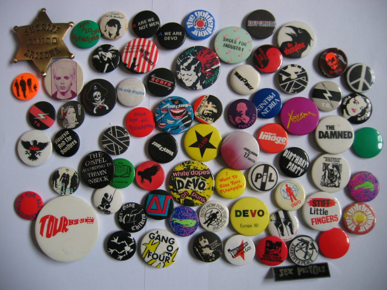 Retro Man Blog: Band Button Badges Part 6 - Punk & Post-Punk ...