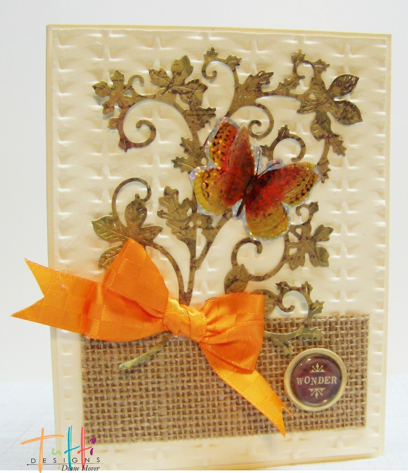 Nellies Nest: Fall Leaves Scroll