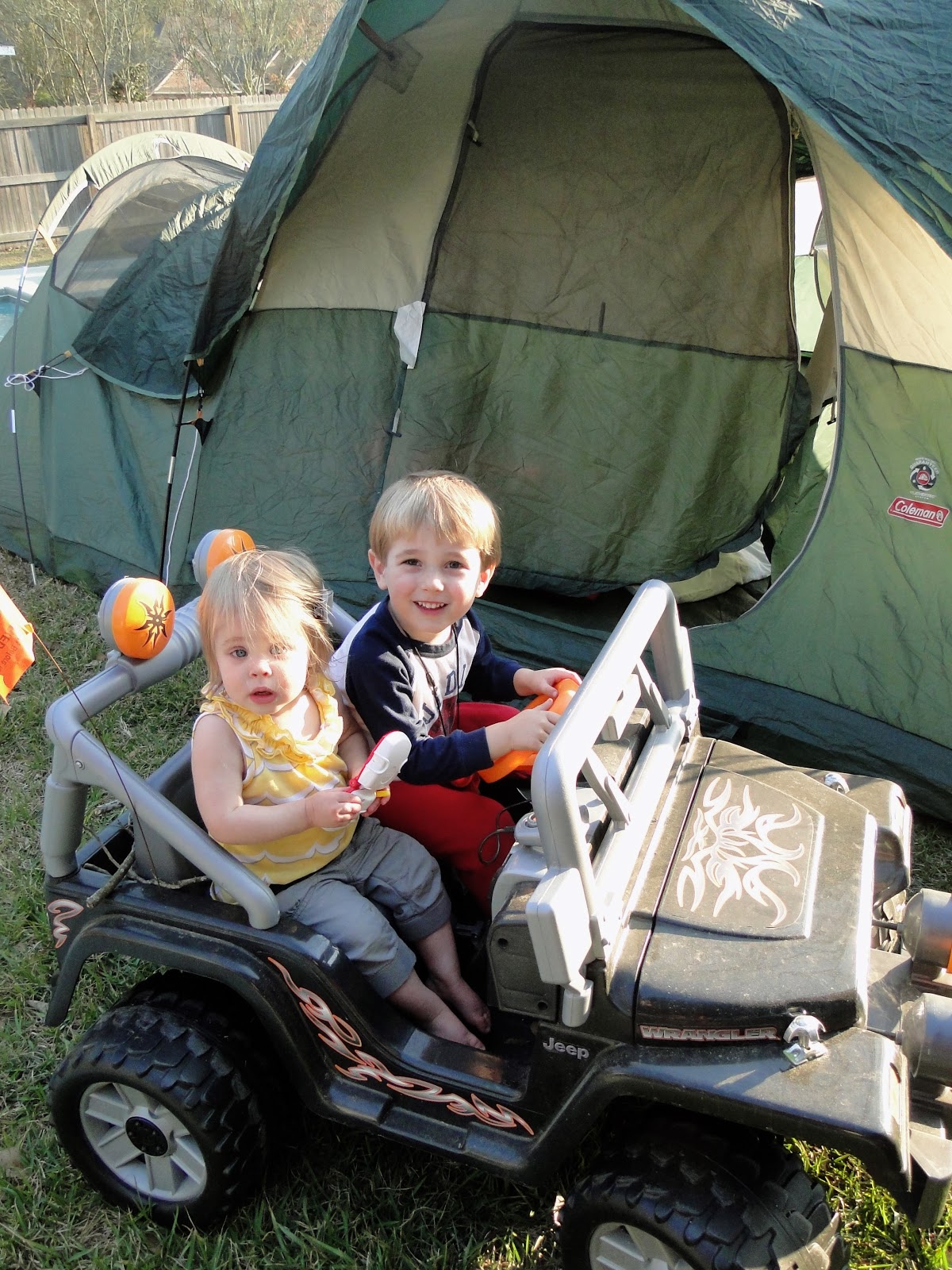 Backyard Camping - The Journey of Parenthood...