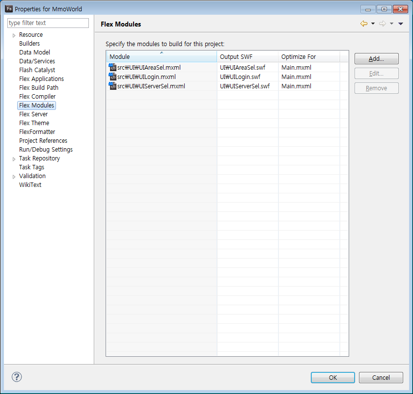 duongame: Flex Module Compile