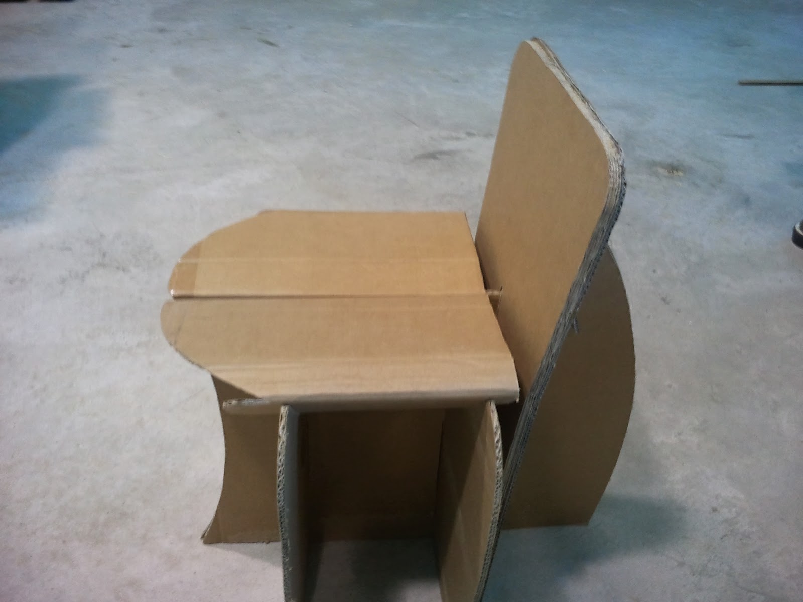 Las 8 en punto: PROYECTO SILLA DE CARTÓN