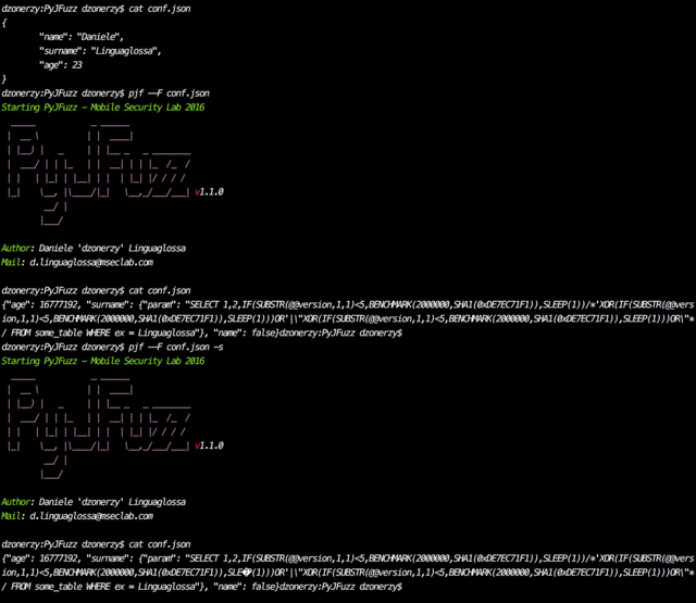 PyJFuzz - Python JSON Fuzzer