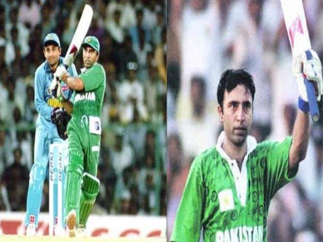 crickthighlight4: Pakistani Batsman Saeed Anwar 194 Runs Against India