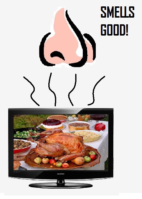 Knotted cord: Smelling Screen Television