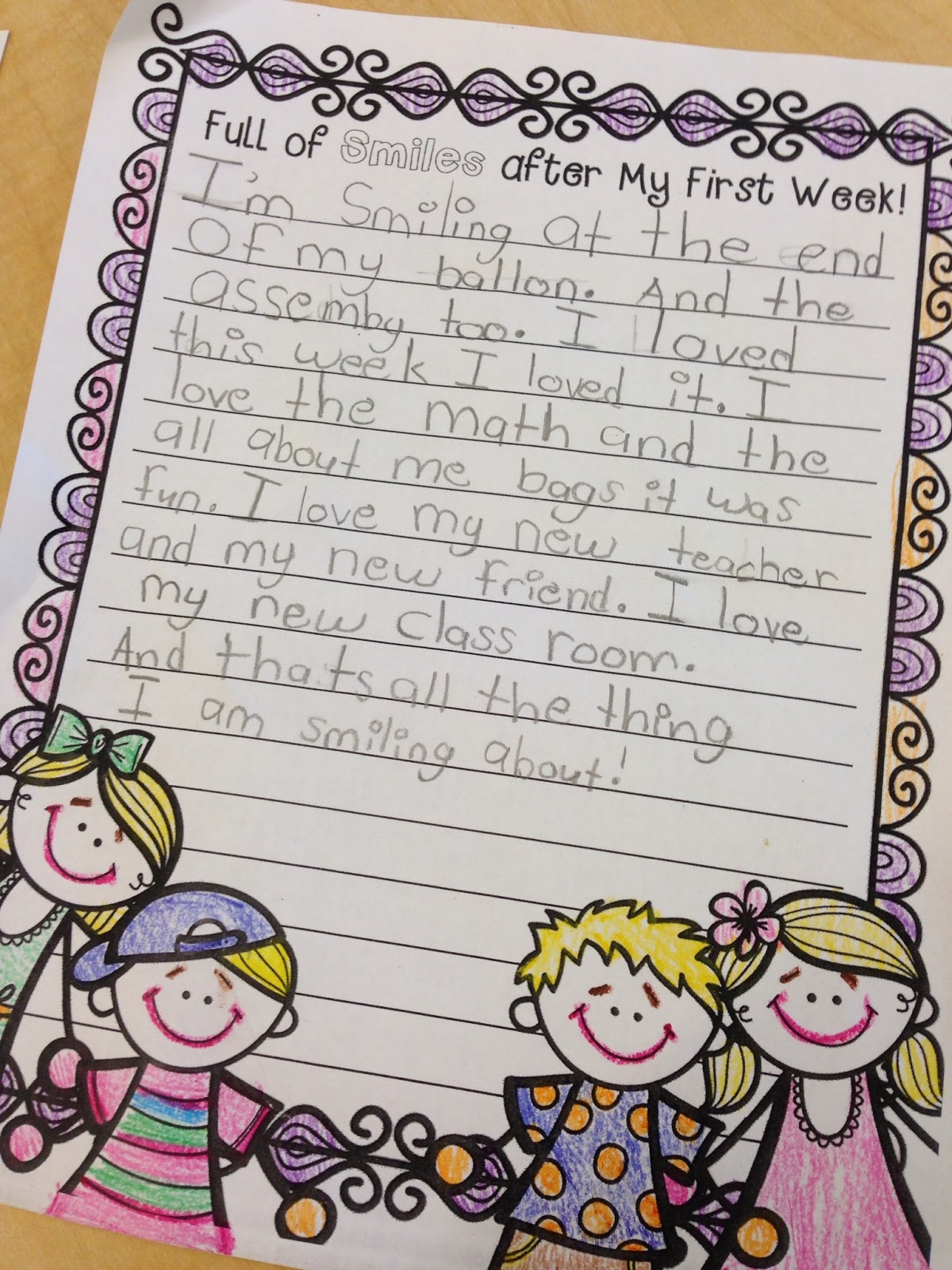 The Creative Chalkboard: A Peek at Our First Week