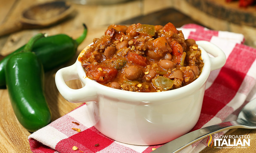 Italian Food: 5-Ingredient Easy Chili