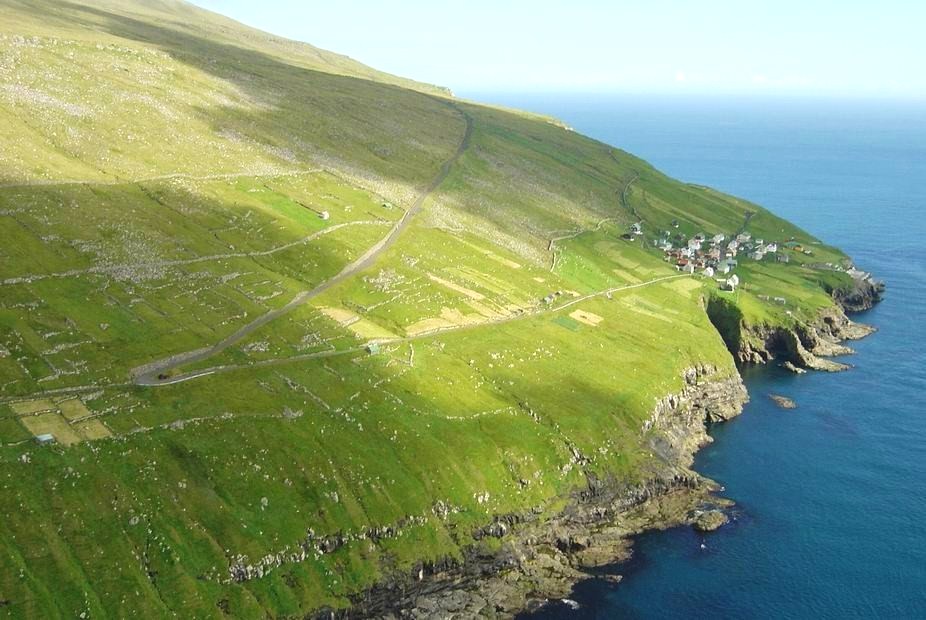 Ultima Thule: Fugloy, a small and isolated island, one of the Faroes.