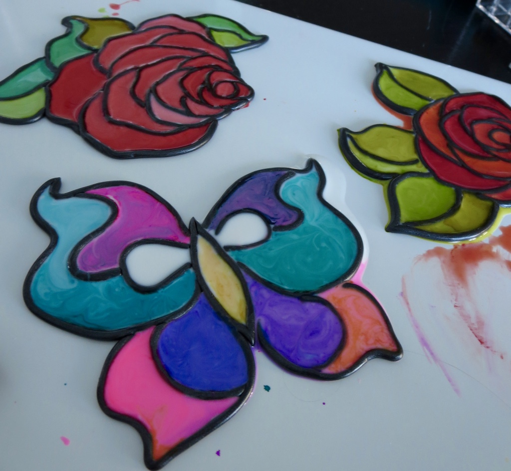 HeArtfully Creating: Polymer Clay Journey- MORE Faux Stained Glass And ...