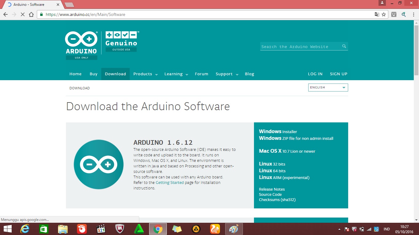 CARA MENDOWNLOAD DAN MENGINSTALL SOFTWARE ARDUINO BESERTA DRIVER ...