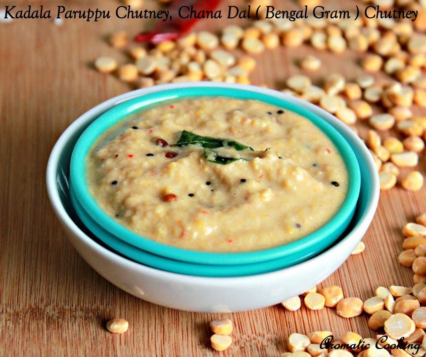 Kadala Paruppu Chutney, Chana Dal ( Bengal Gram ) Chutney ~ art cooking
