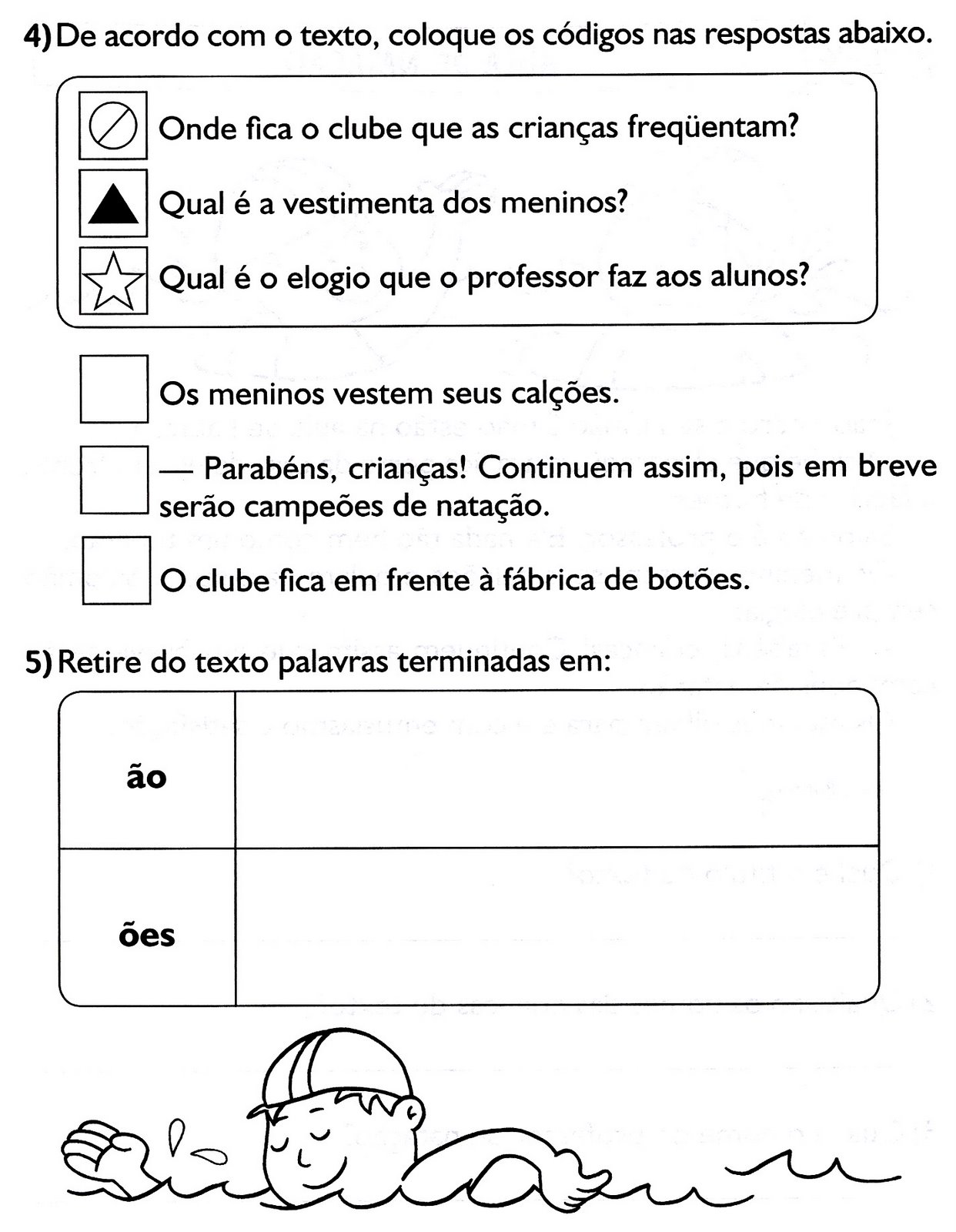 84 textos para alfabetização O texto Um bichinho diferente ensina as ...