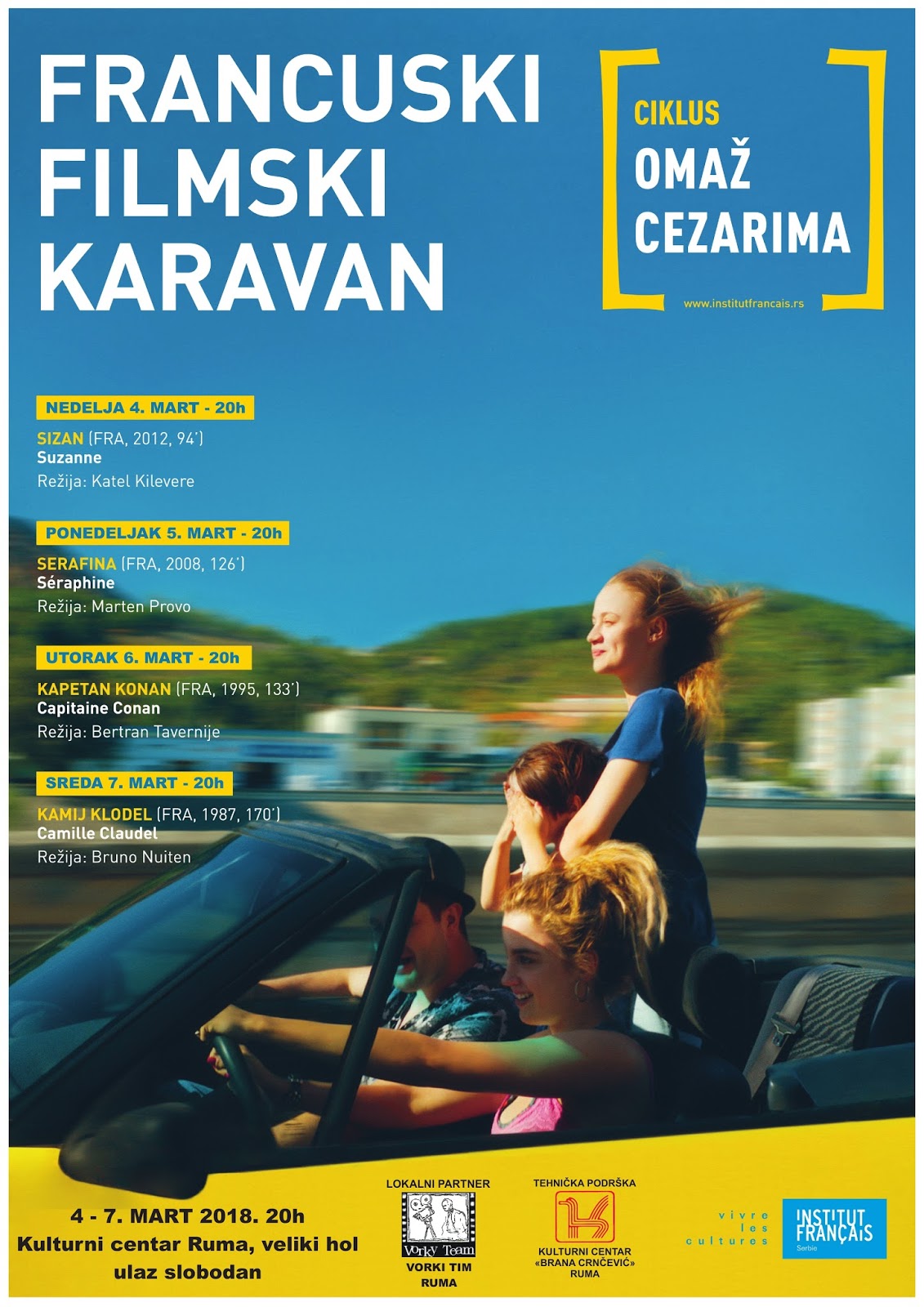 RUMA KULTURA: Film FRANCUSKI FILMSKI KARAVAN/ CIKLUS: OMAŽ CEZARIMA